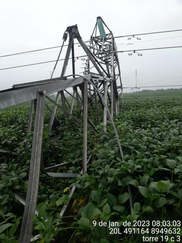 Power transmission towers hit by sabotage