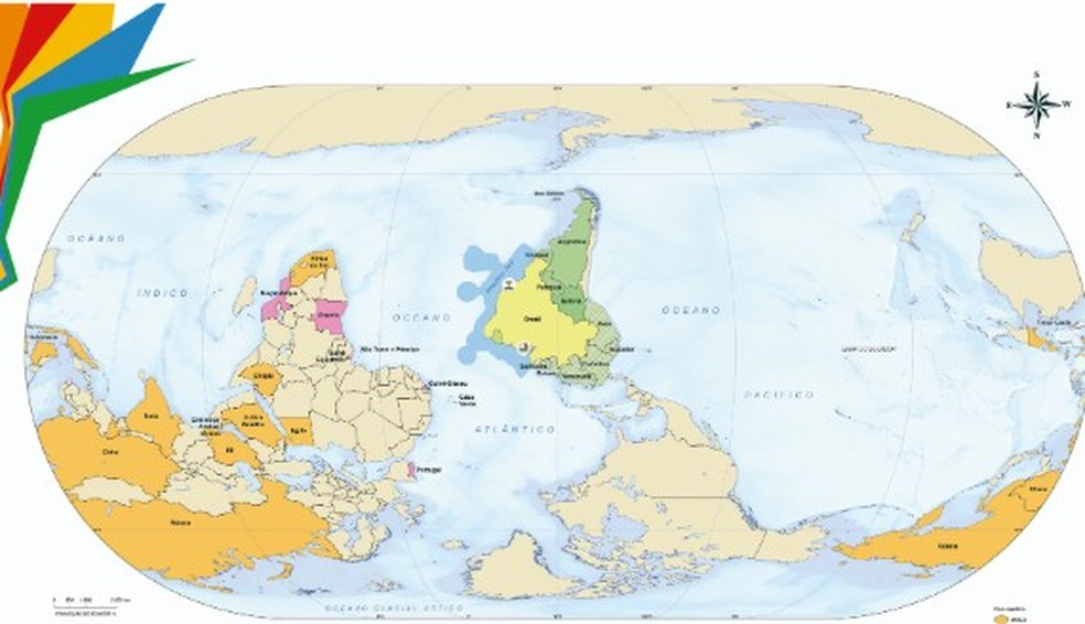 Stats agency releases new map with Global South at the top